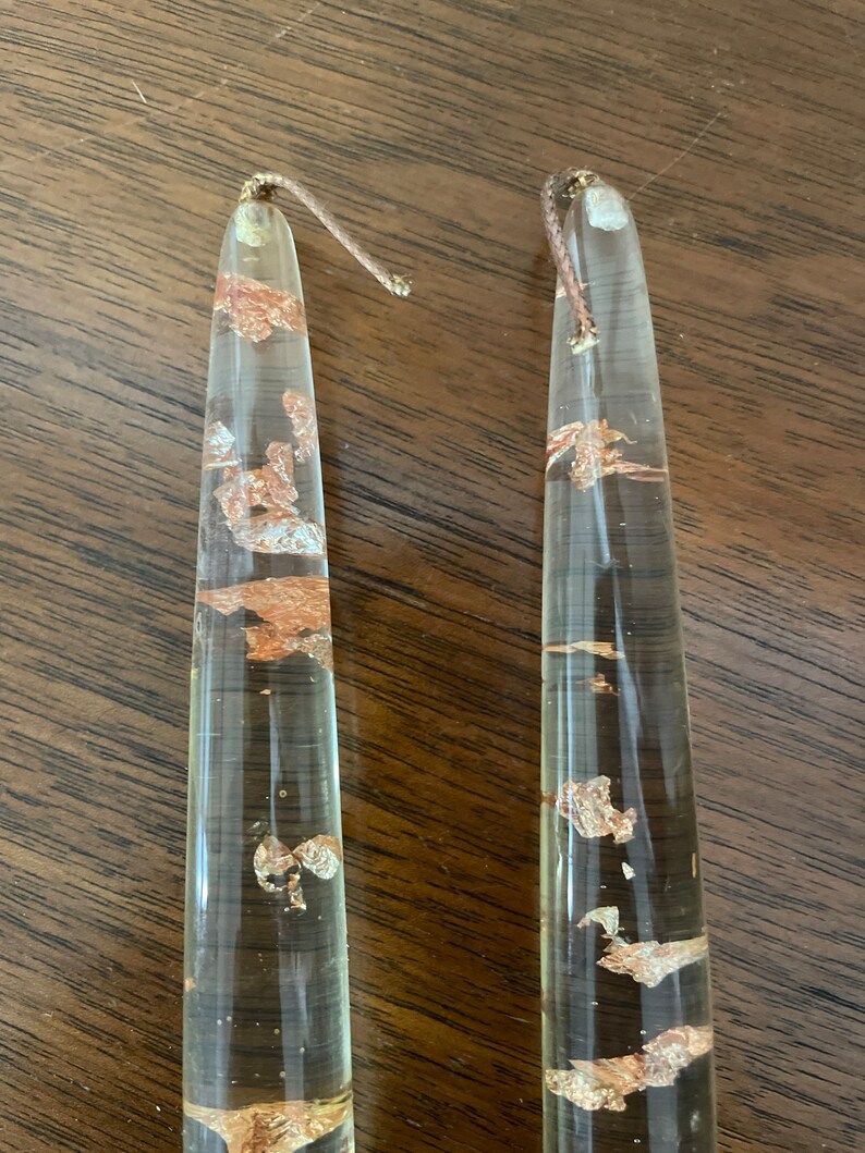 Vintage Lucite Candles, 1960's Sunbell Corp Lucite Taper Candles ...