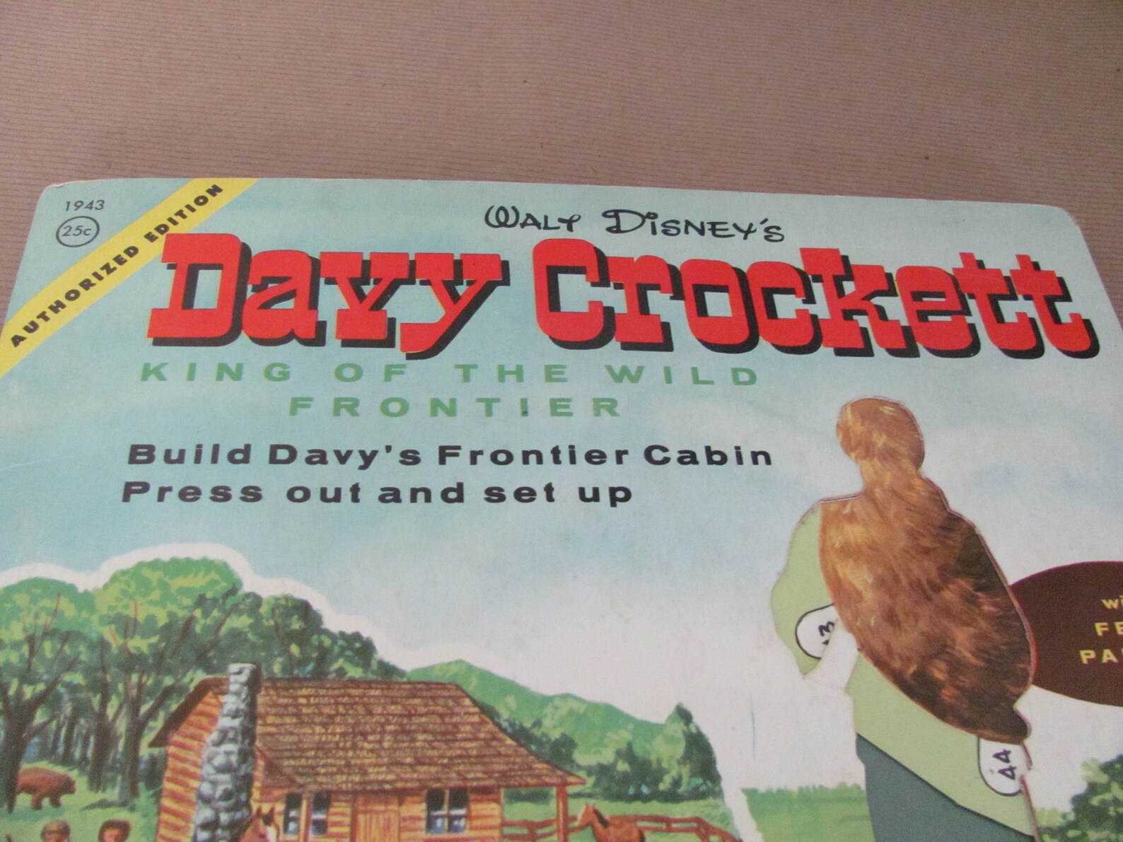 Vintage Davy Crockett Paper Dolls 1950's Whitman Davy | Etsy