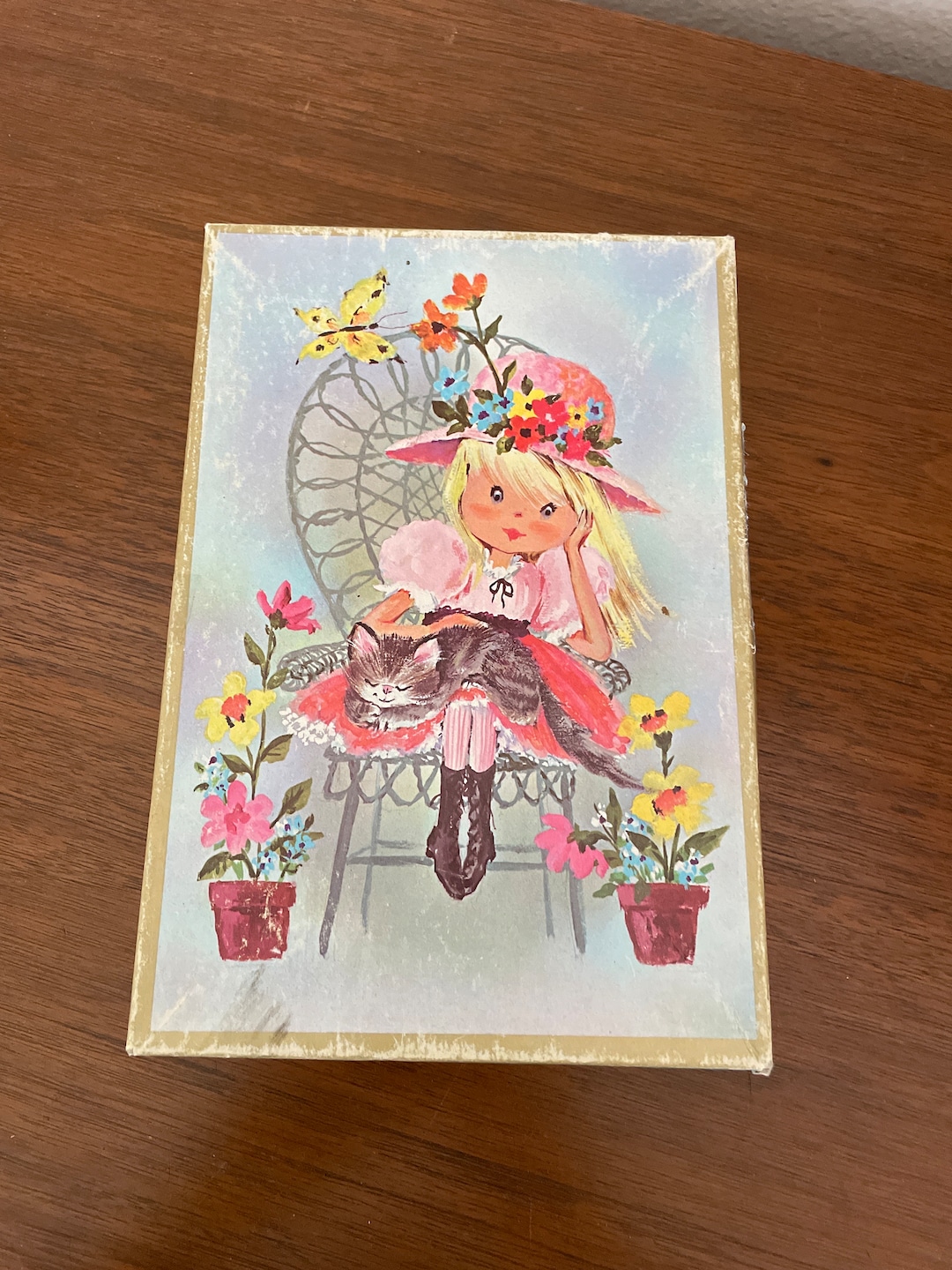 Vintage Mod Girl Greeting Cards, 1970's Angie All Occasion Boxed Cards ...