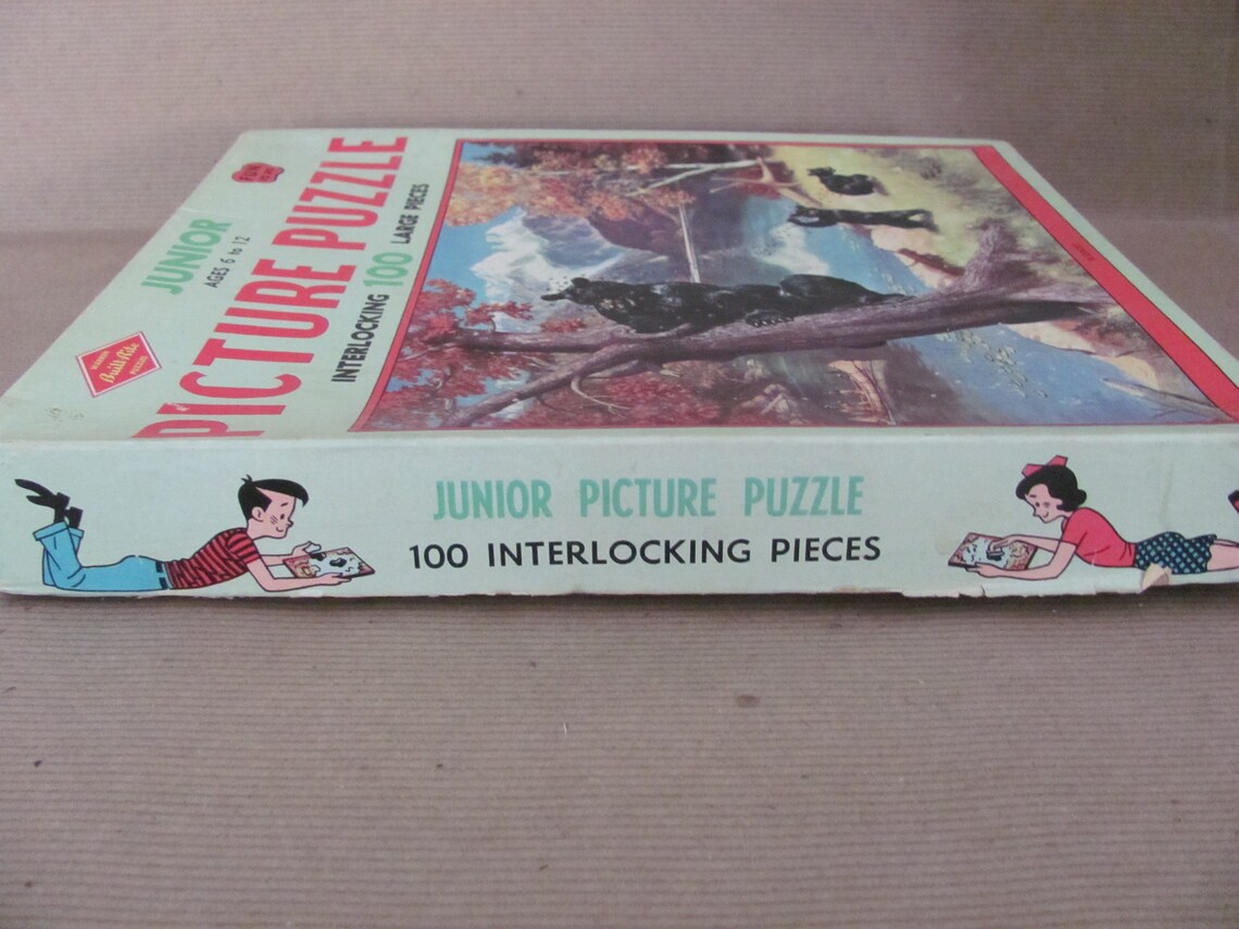 Vintage Kids Jigsaw Puzzle 1960's Built-rite Picture - Etsy