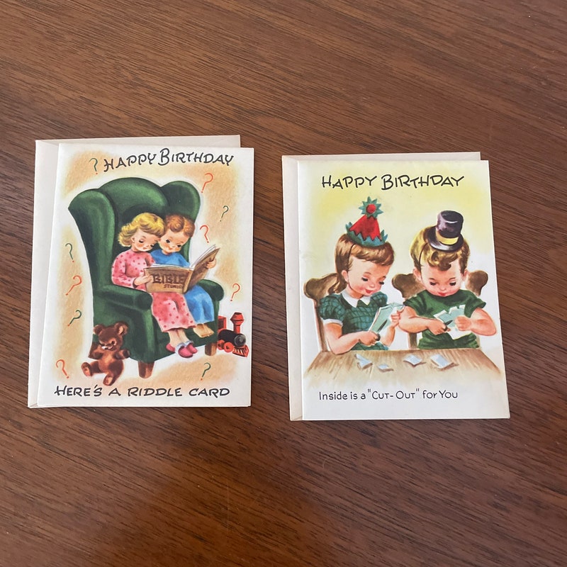 1950s Birthday Card - Etsy