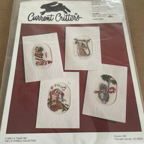 Cross Stitch Greeting Card Kits - Etsy
