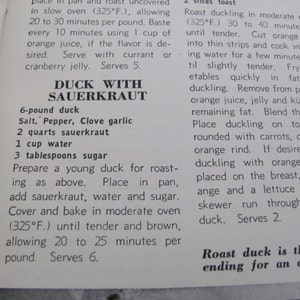 Vintage Poultry Recipe Booklet, 1940s Culinary Arts Institute, Vintage ...