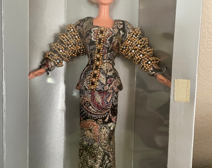 Vintage Christian Dior Barbie Doll, 1990's Limited Edition Barbie ...