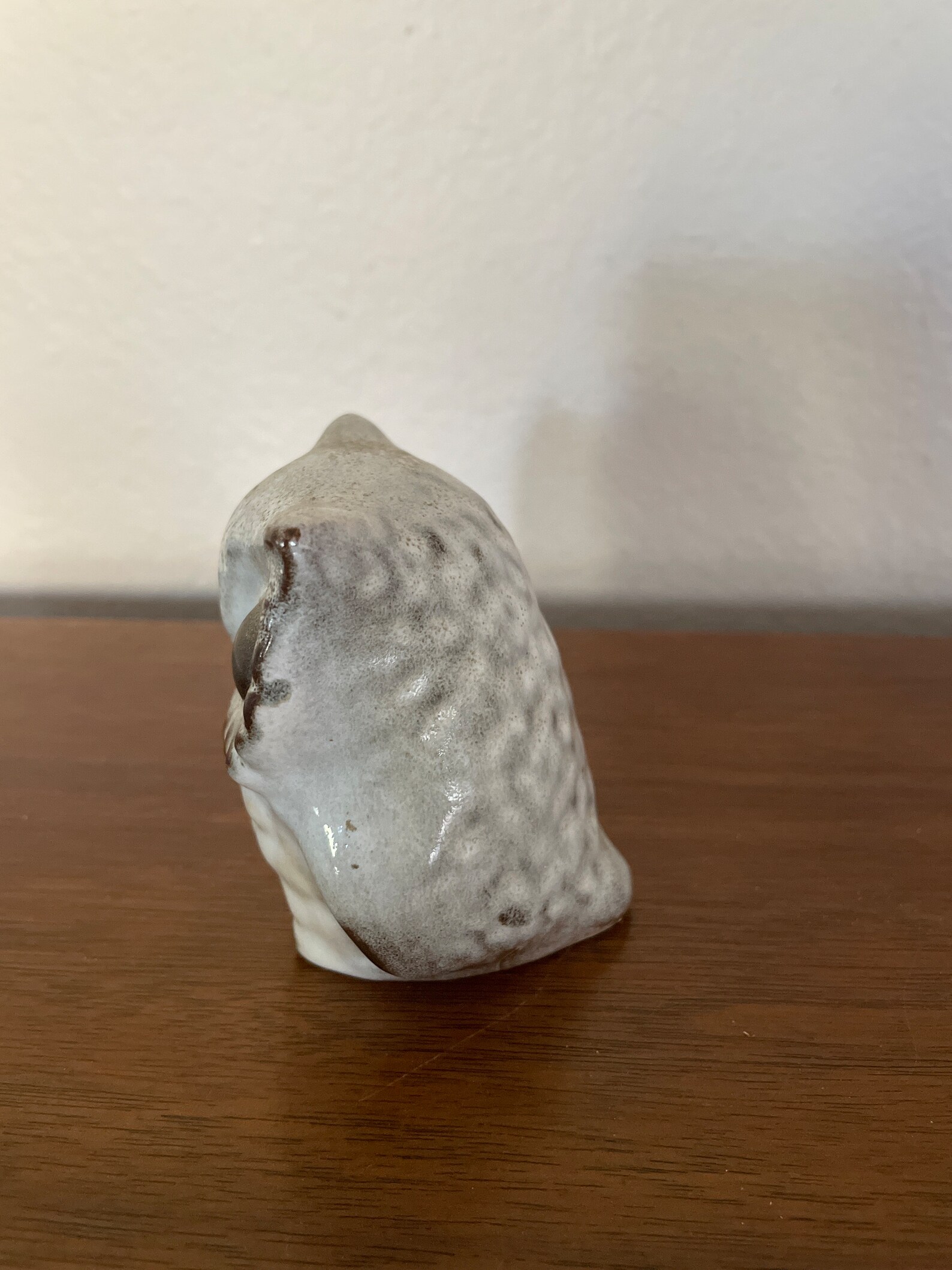 Vintage Owl Figurine, 1960's Howard Pierce Pottery Small Brown Owl ...