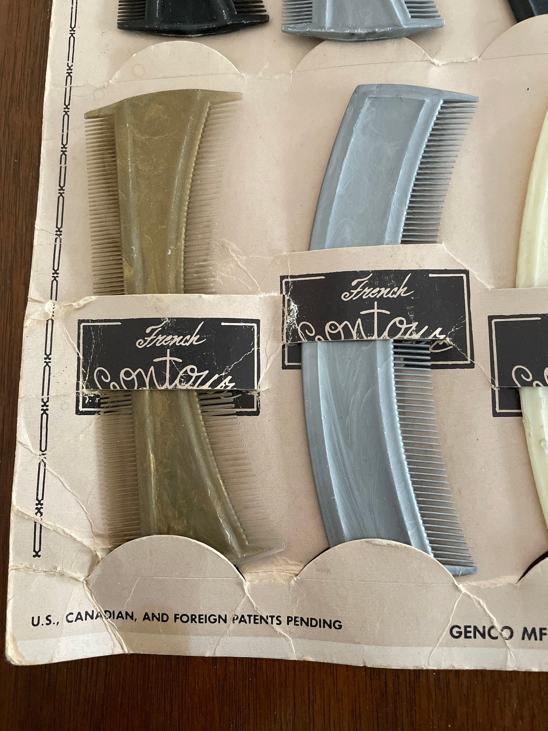 Vintage Store Display, 1960's Genco French Comb Store Display, Plastic ...