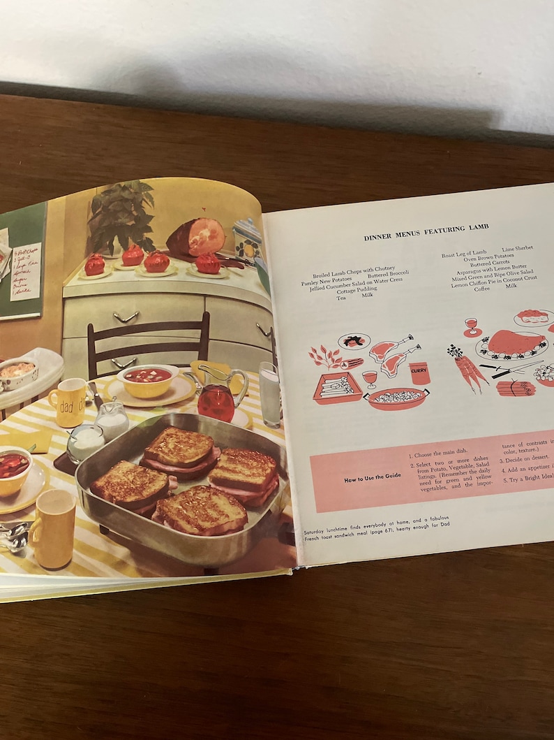 Vintage Cookbook, 1950's General Foods Kitchens Cookbook, Vintage ...