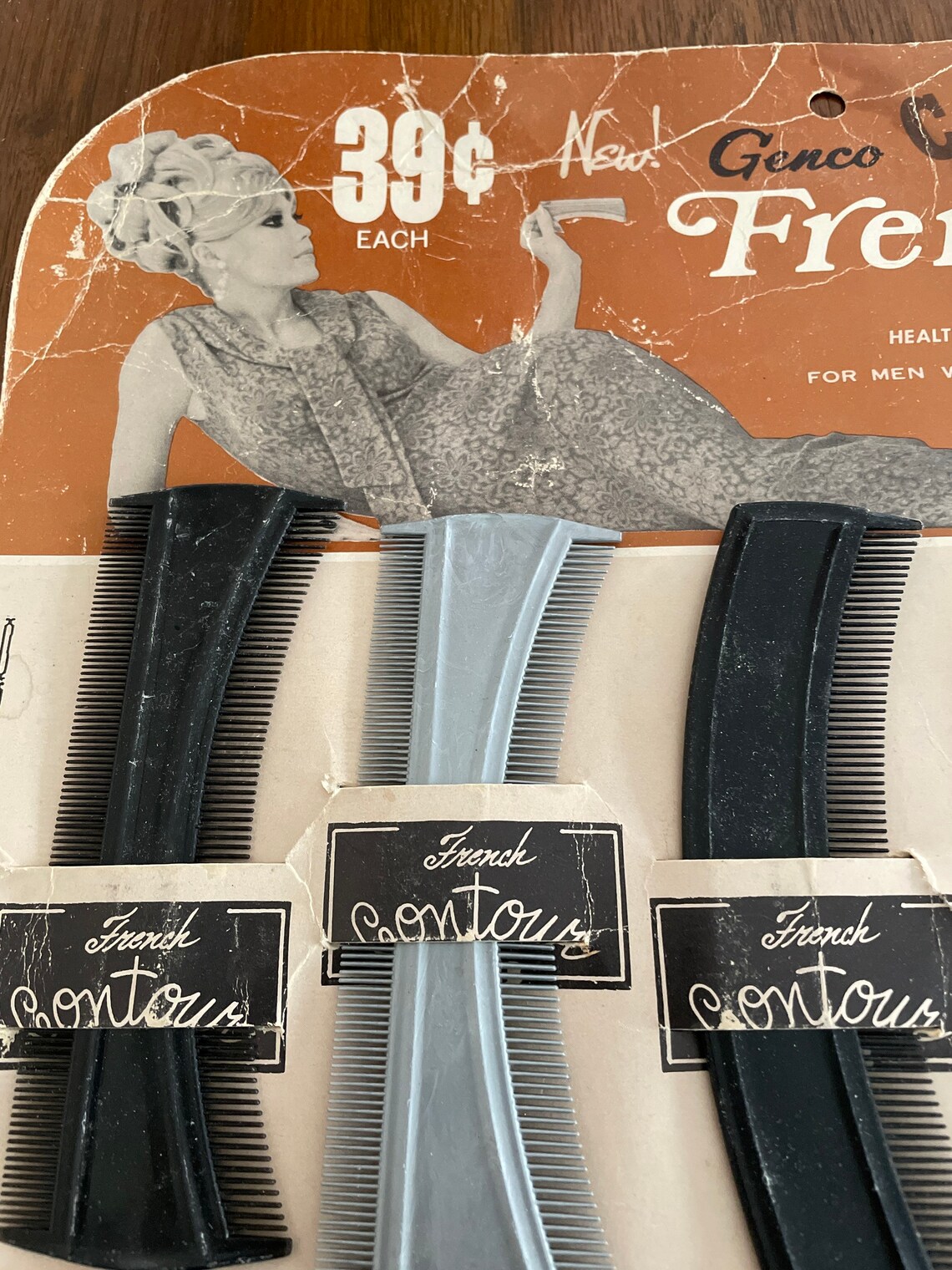 Vintage Store Display, 1960's Genco French Comb Store Display, Plastic ...