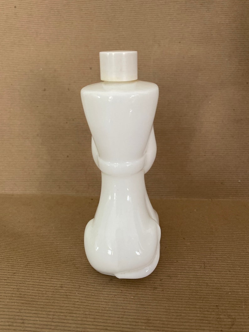 Vintage Avon Snoopy Bottle, 1960s Avon Milk Glass Snoopy Bottle ...