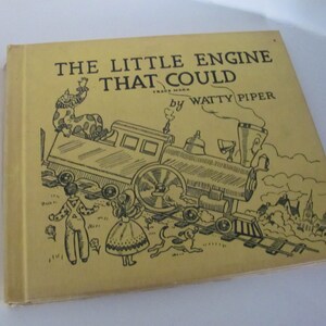 Vintage Children's Book, 1950's Little Engine That Could, Watty Piper ...
