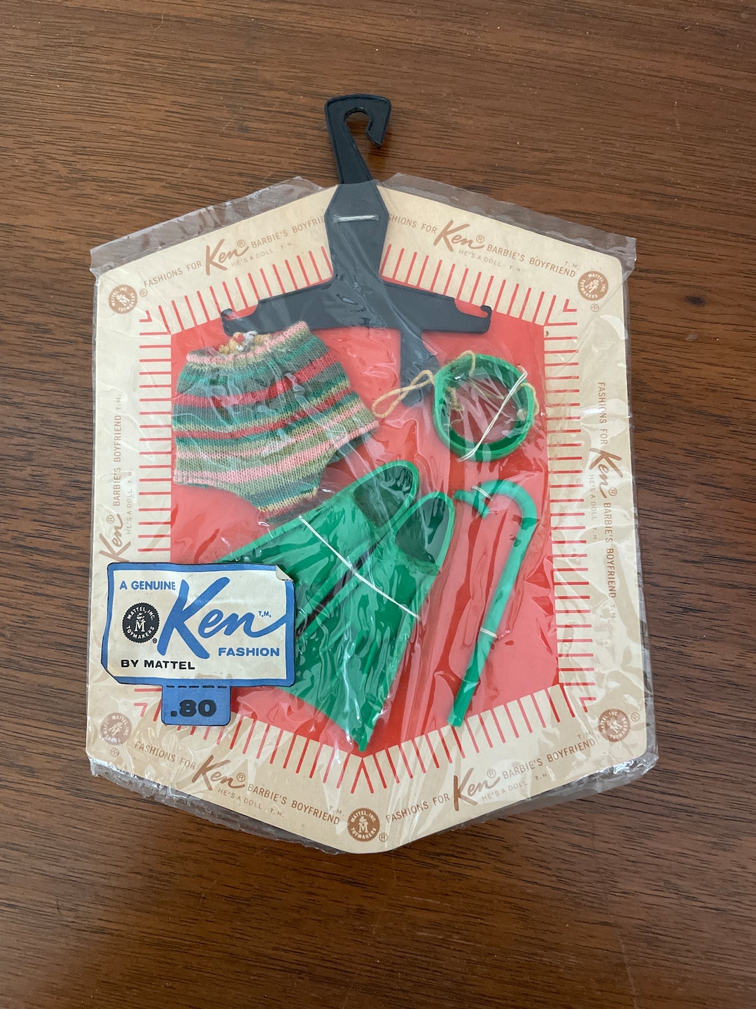 Vintage NOS Ken Diving Set, 1960's Ken Snorkel Gear Pak, Accessory Pak ...