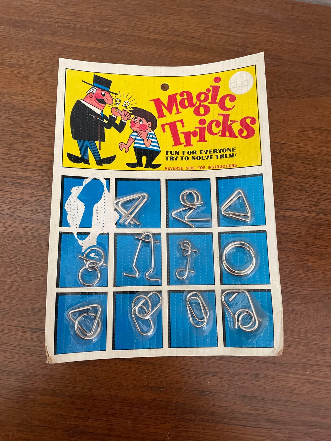 Vintage Magic Puzzles, 1970's Magic Tricks, NOS Magic Puzzles, Made in ...