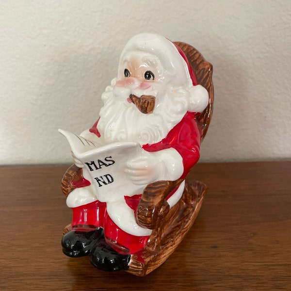 Santa Claus in a Rocking Chair - Etsy