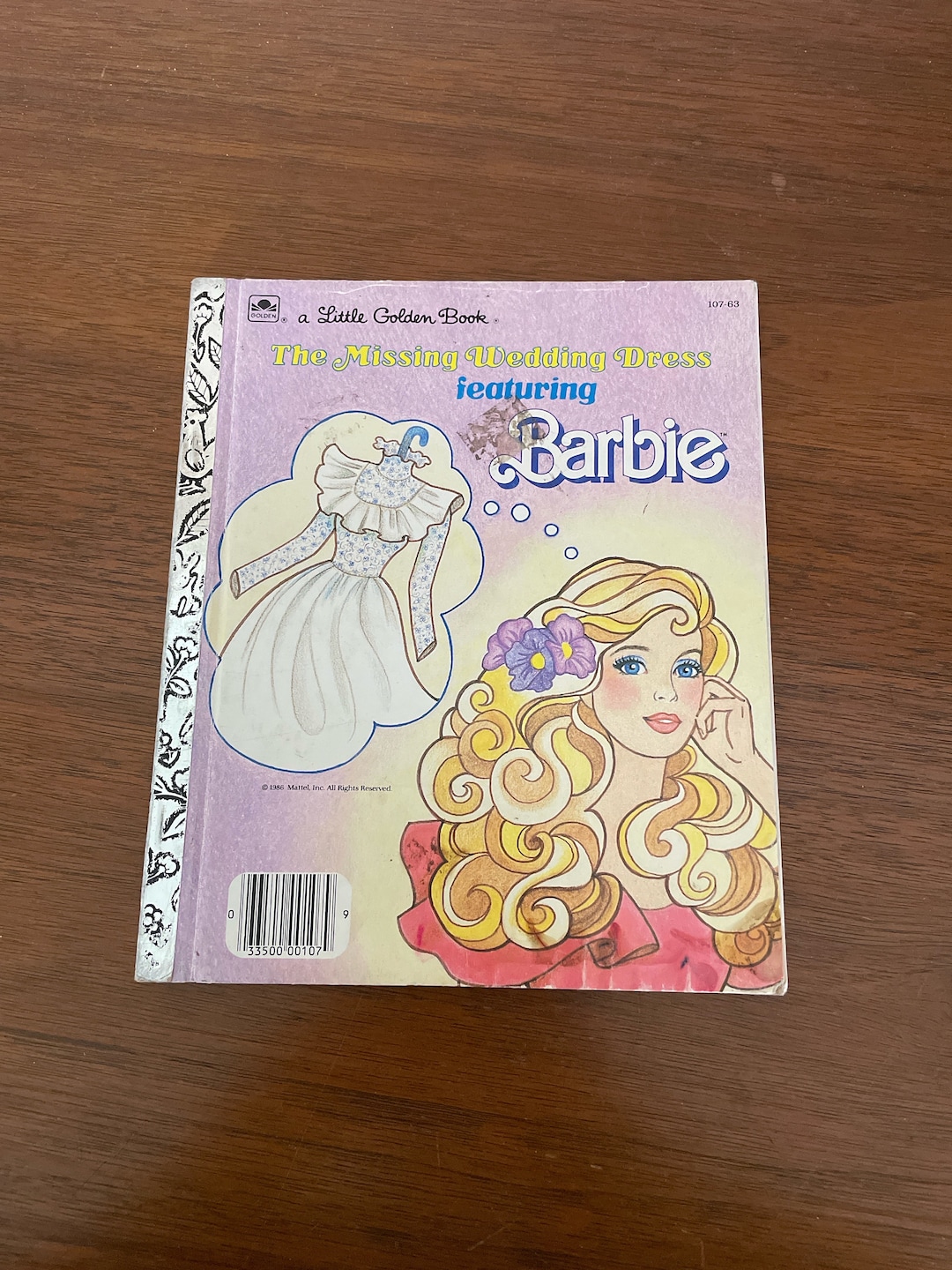 Vintage Barbie Book, 1980's Little Golden Book, Barbie the Missing ...