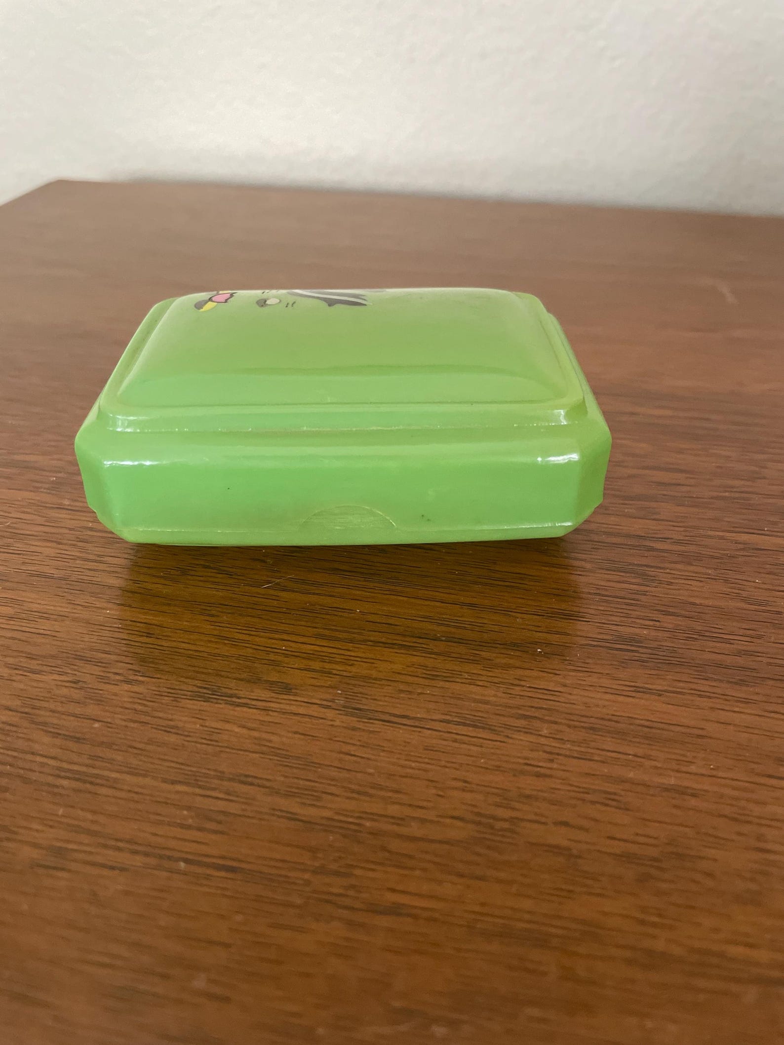 Vintage Soap Box, 1950's Green Plastic Soap Bar Holder, Soap Keeper ...