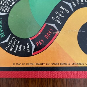 Vintage Life Game Board, 1960's Milton Bradley the Game of Life, Game ...