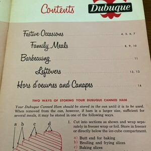 Vintage Recipe Booklets, 1960's Farmer John, Dubuque Pork, Ham Recipe ...