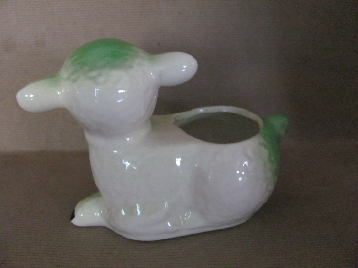 Vintage Lamb Planter 1960's Ceramic Baby Lamb Planter | Etsy