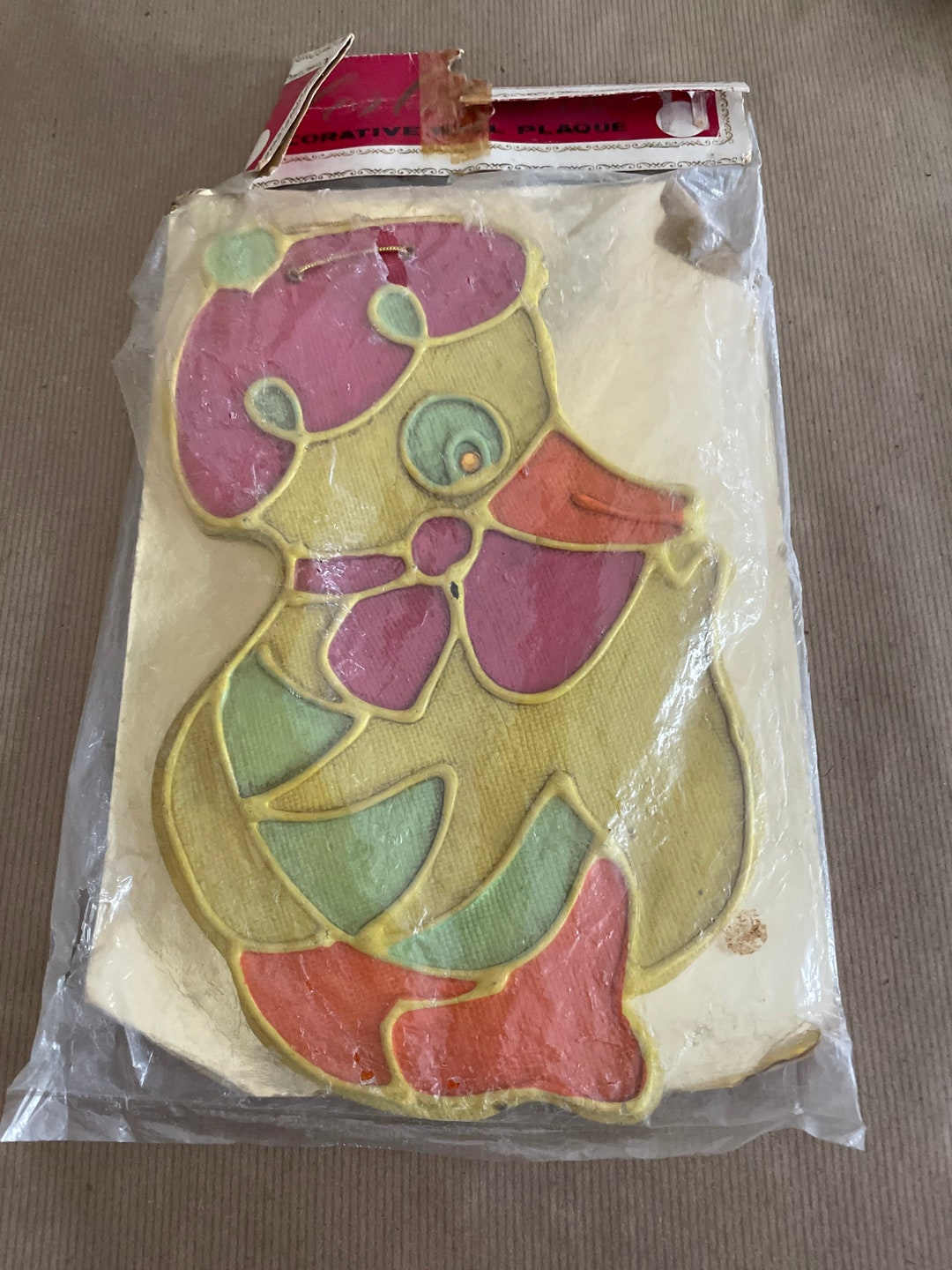 Vintage Duck Wall Plaque, 1970's NOS Duck Wall Hanging, 1970's, Mod ...