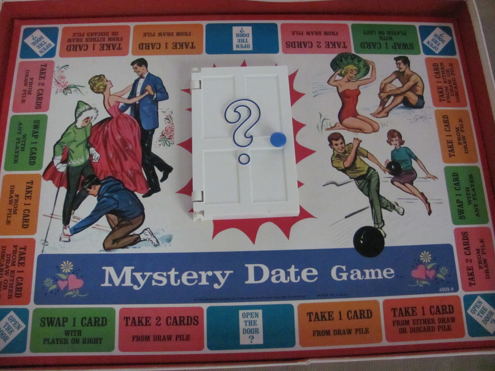 Vintage Mystery Date Game 1960's Milton Bradley Mystery | Etsy
