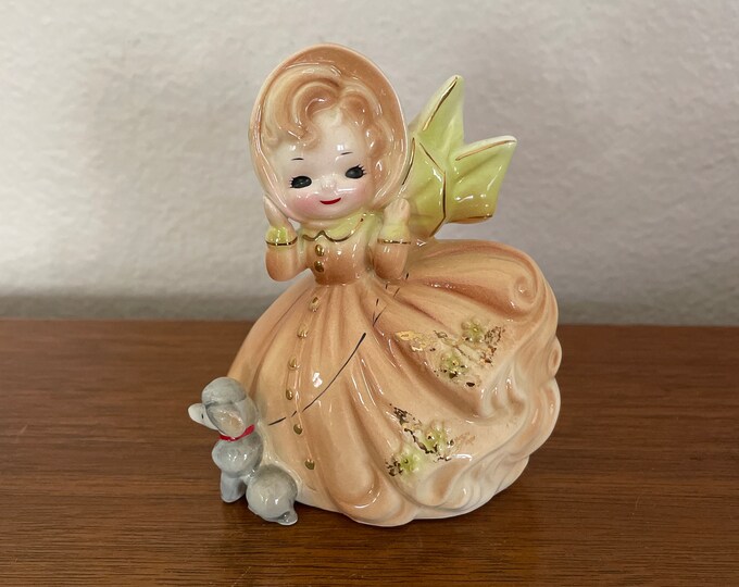 Vintage March Birthday Girl Figurine, 1970's Josef Originals Ceramic ...