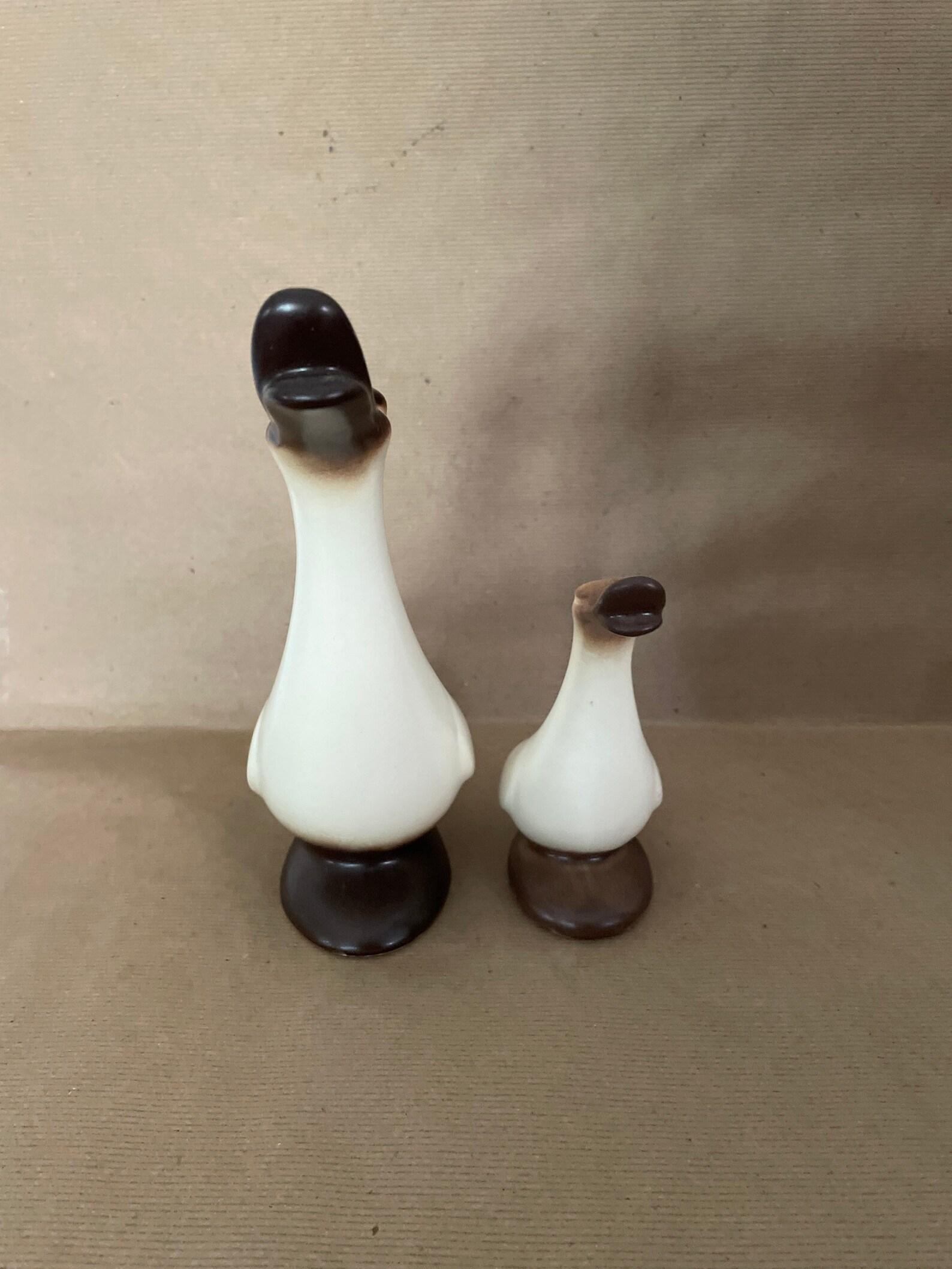 Vintage Geese Figurines, 1960's Howard Pierce Pottery Geese Figurines ...