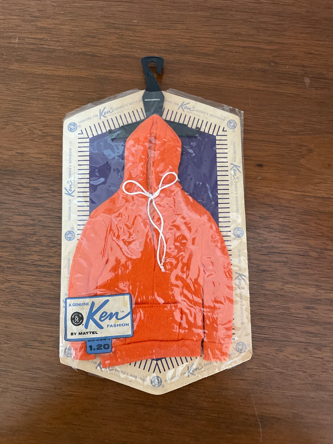 Vintage NOS Ken Sweatshirt, 1960's Ken Orange Sweatshirt Pak, NRFB, NIP ...