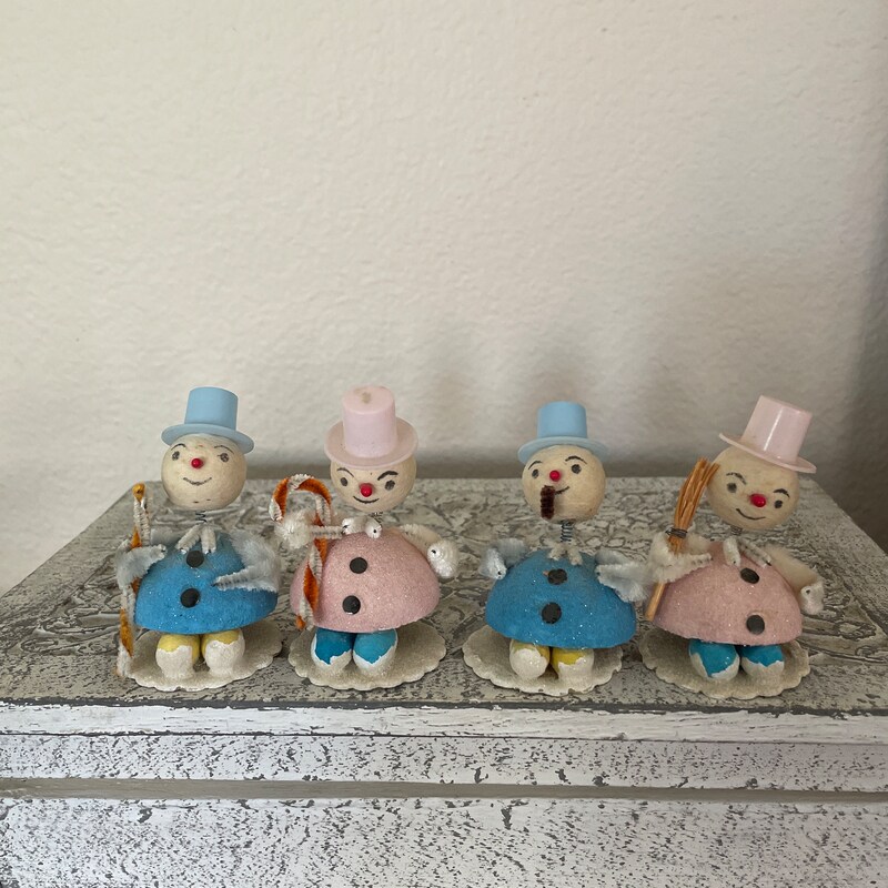 Spun Cotton Snowman - Etsy