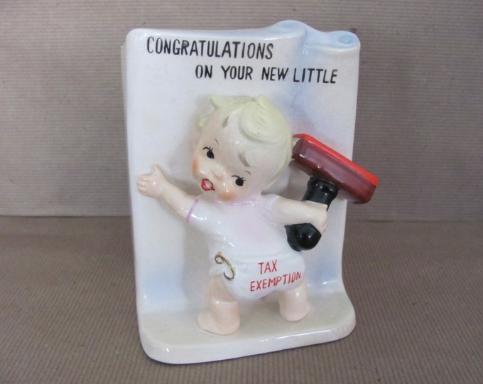 Vintage Baby Planter, 1950's Ucagco Ceramic Planter, Baby Nursery Decor ...