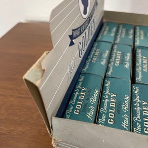 Vintage Store Display, 1960's Goldey Hair Rinse Store Display, Empty ...