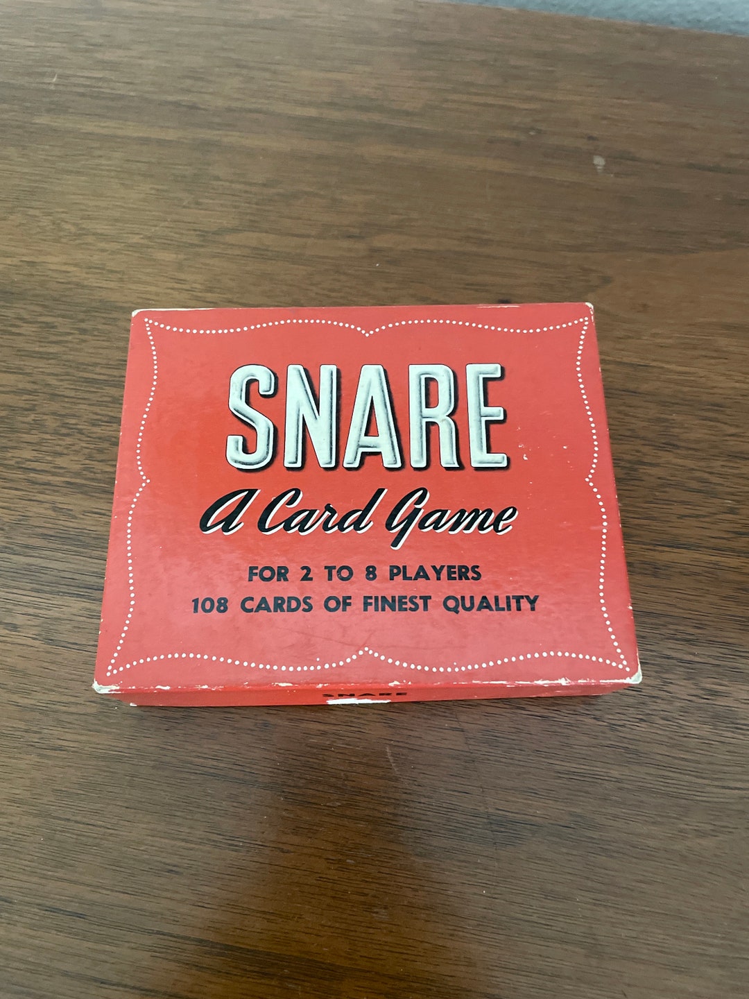 Vintage Snare Game, 1950's Whitman Snare Card Game, Word Building Card ...