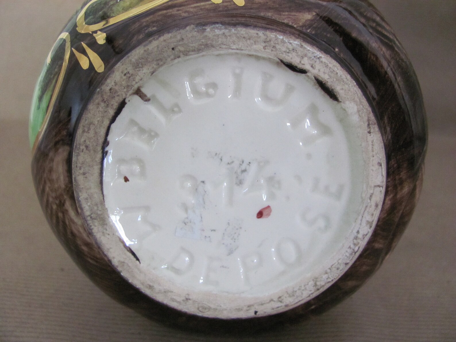 Vintage M Depose Pitcher, Vase, 1950's Belgium M Depose Pitcher, 314 ...