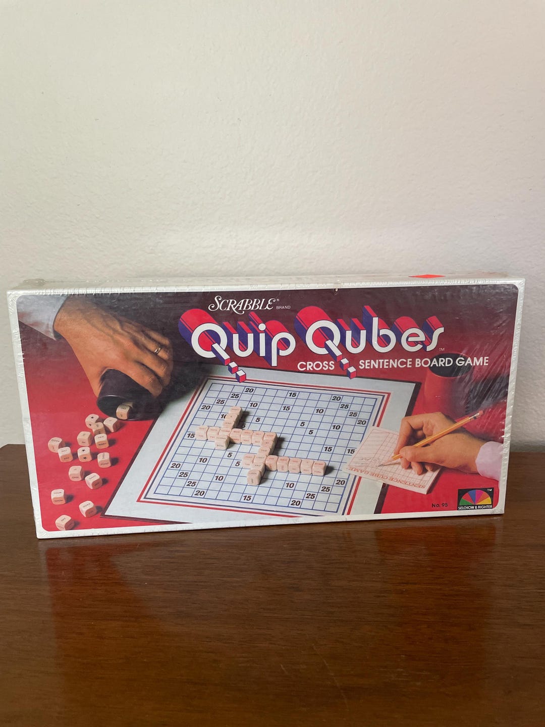 Vintage Scrabble Quip Qubes Game, 1980's NOS Quip Qubes Word Game ...