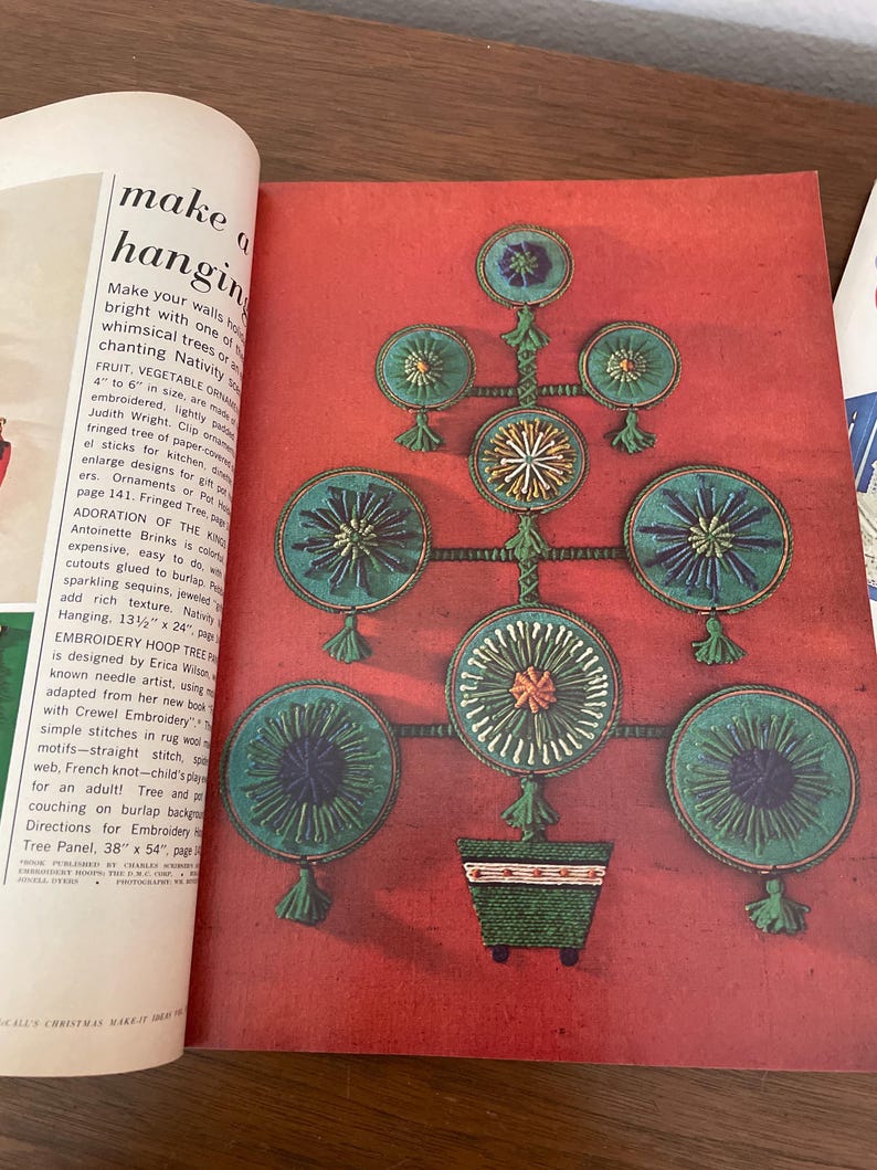 Vintage Christmas Crafting Magazines, 1960's, 1970's Mccalls Christmas ...