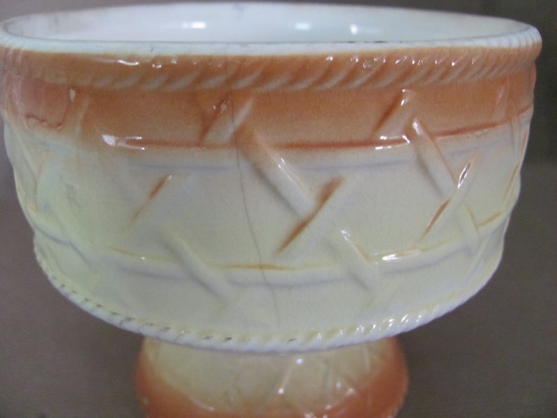 Vintage Pedestal Compote Bird Dish, 1960's Betson Japan Hand Painted ...