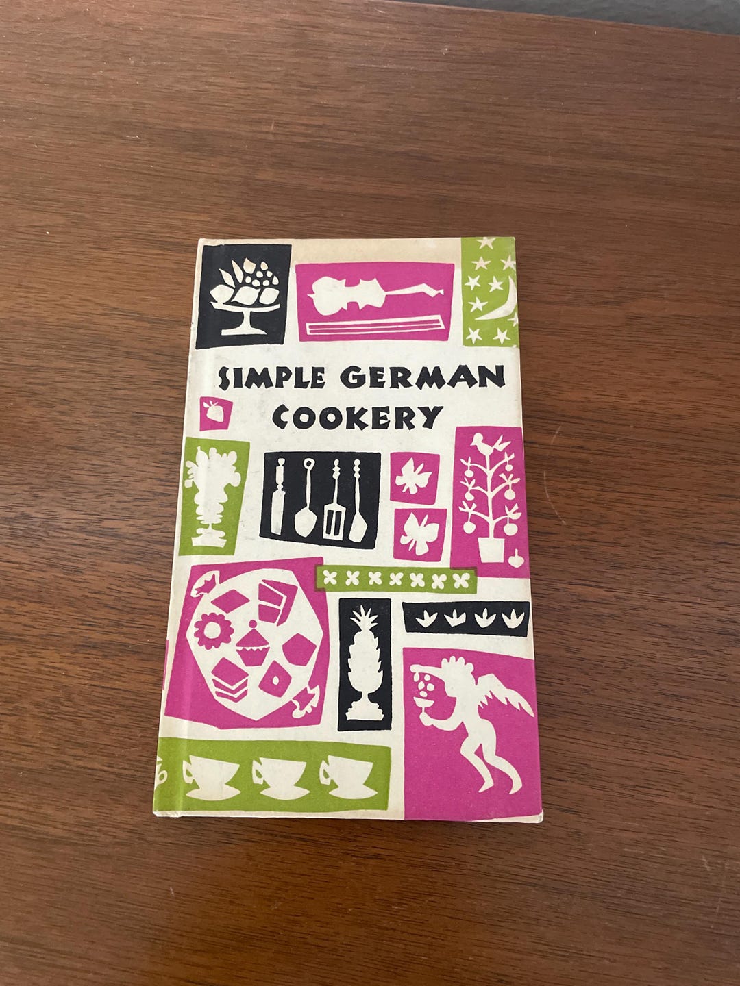 Vintage German Cookbook, 1960's Simple German Cookery, Mini Cookbook ...