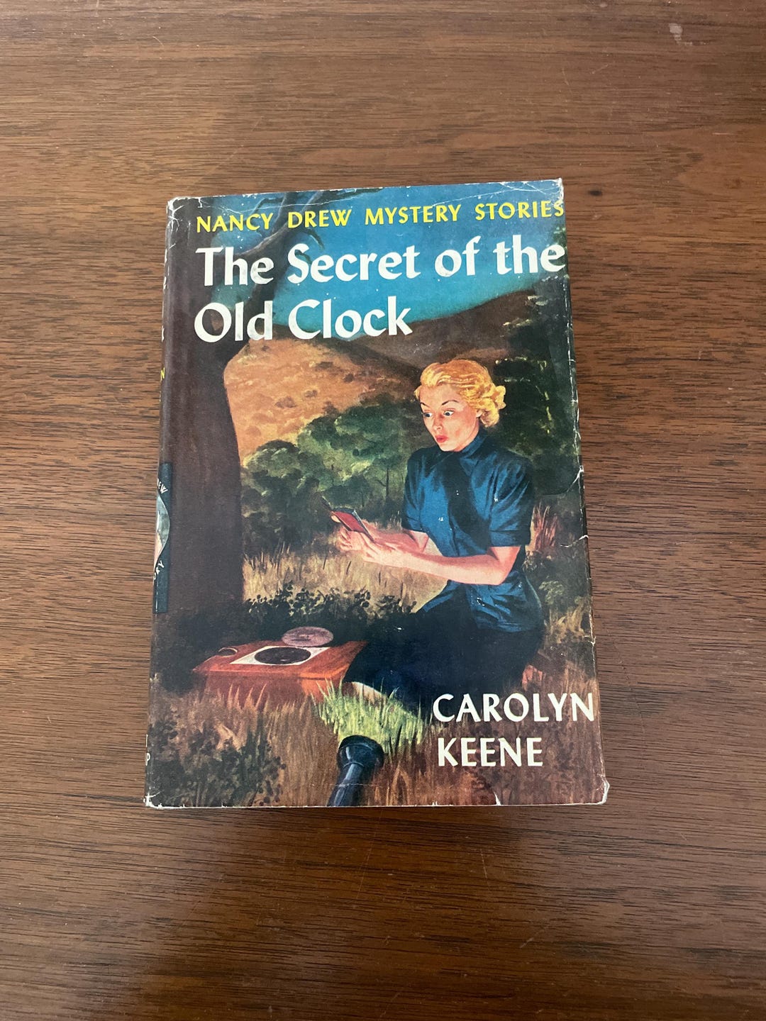 Vintage Nancy Drew Book, 1950's Nancy Drew the Secret of the Old Clock ...
