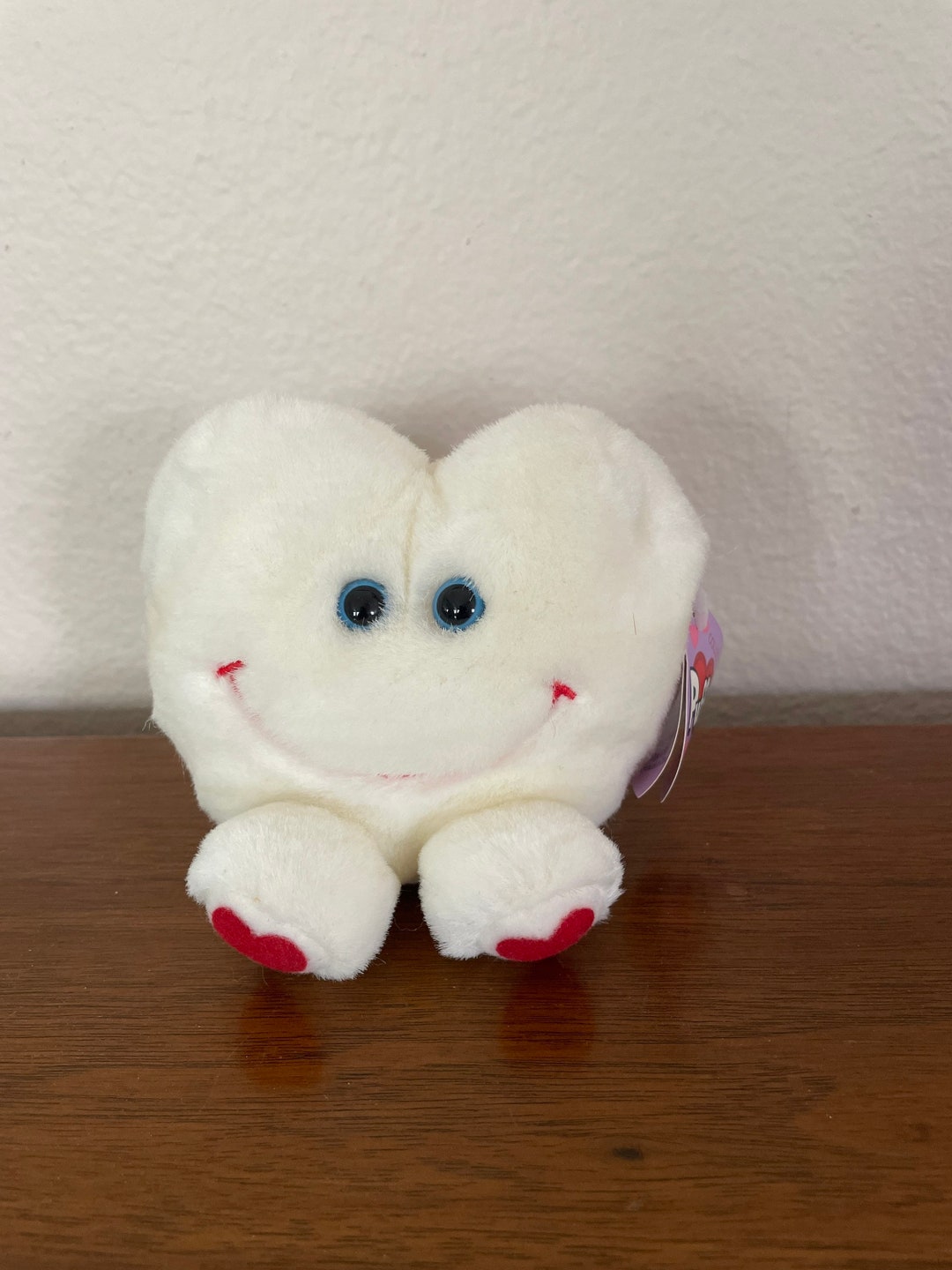 Vintage Puffkins Stuffed Toy, 1990s Swibco Puffkins Juliet the Heart ...