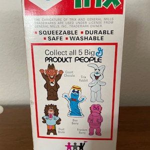 Vintage RARE Trix Rabbit Figure, 1970's Product People Trix Rabbit ...