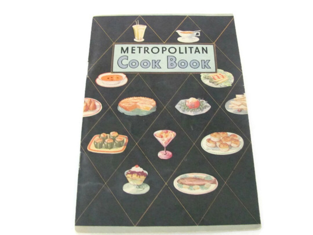 Vintage Recipe Booklet, 1950s Metropolitan Cookbook, Vintage Cookbook ...