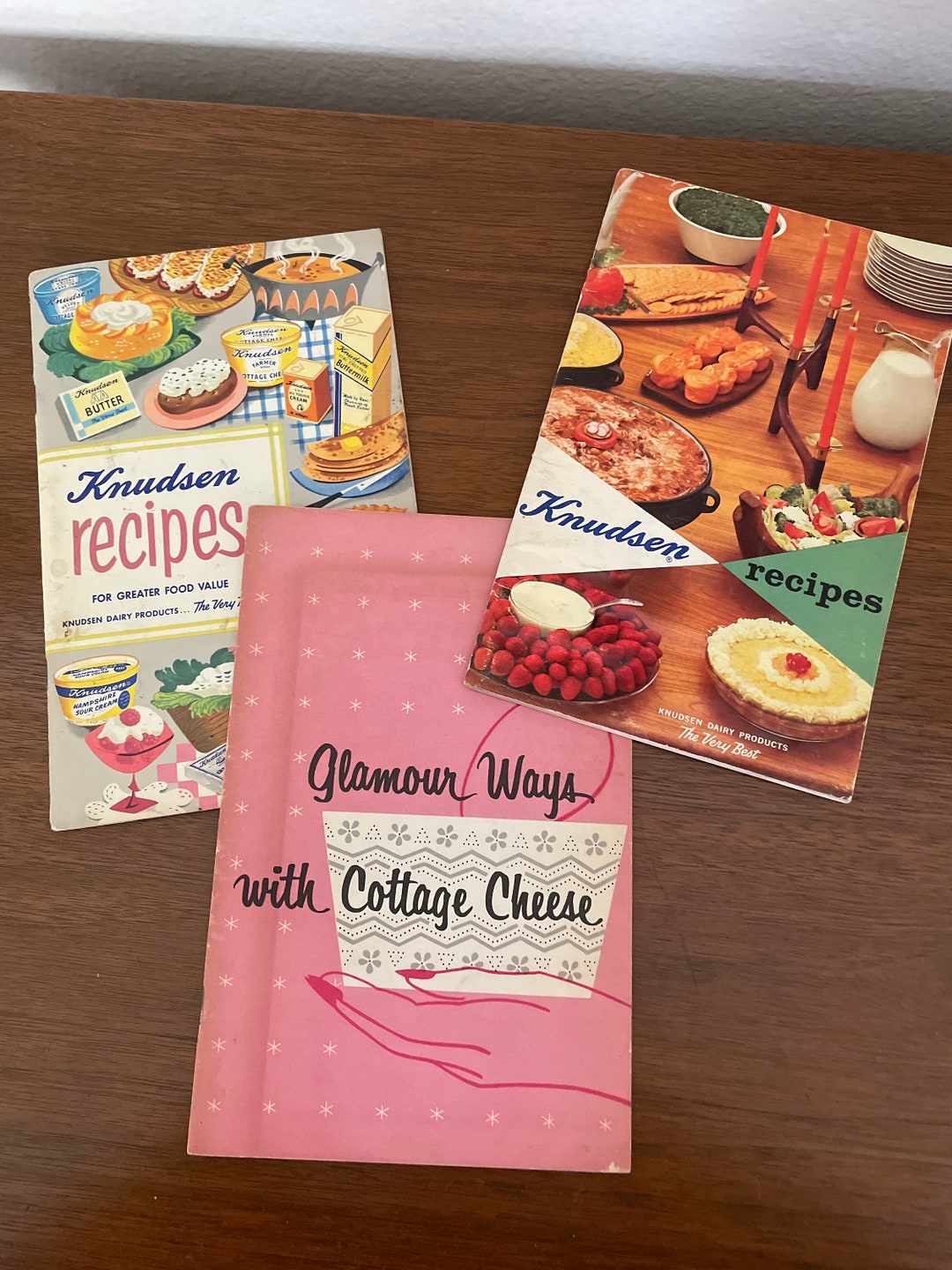 Vintage Dairy Recipe Booklets, 1950s, 1960's Dairy Council, Knudsen ...