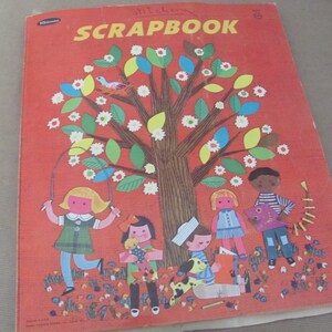 Vintage Scrapbook, 1970's Whitman Scrapbook, Advertising, Needlework ...