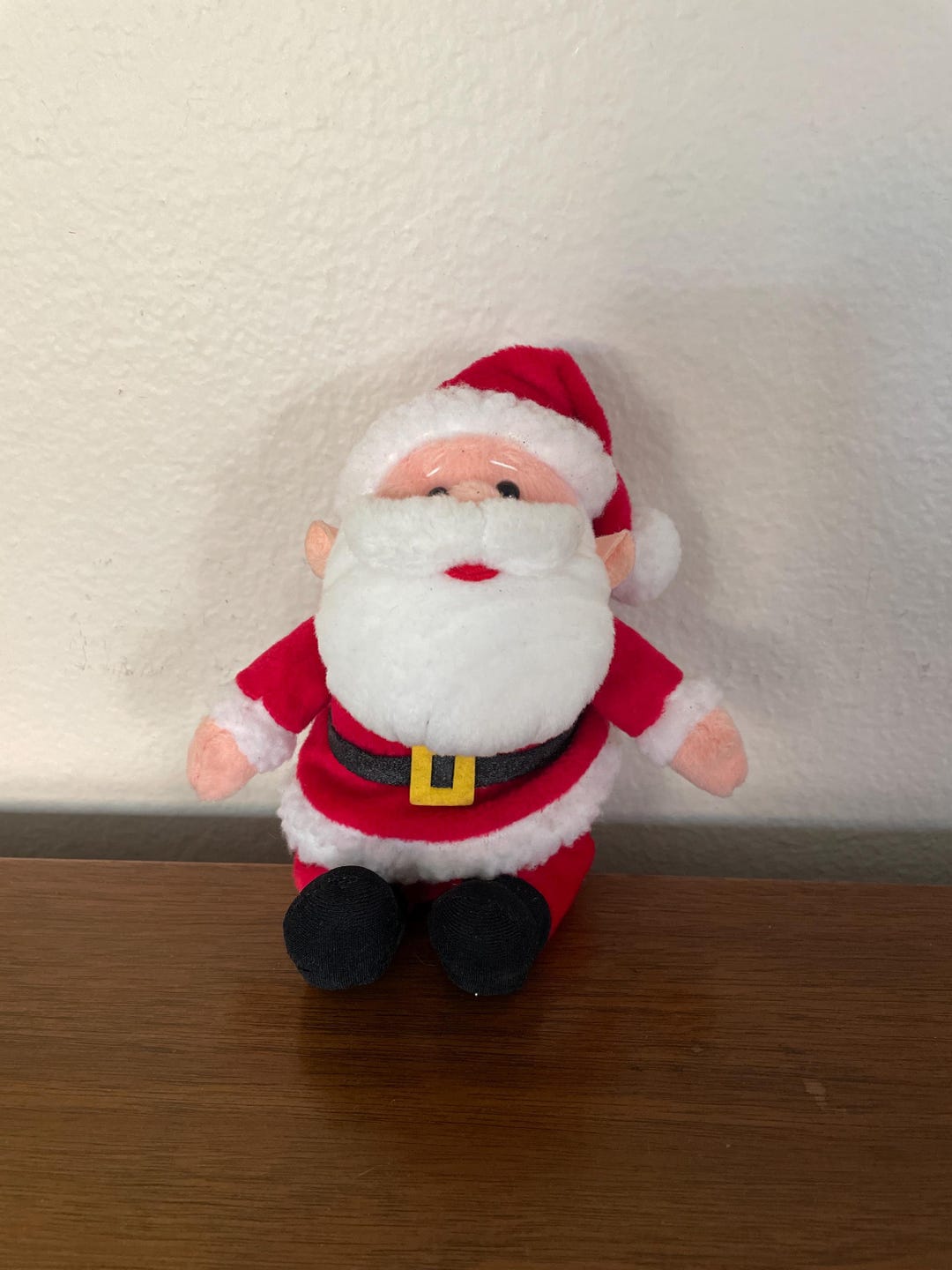 Vintage Rudolph Santa Plush, 1990's CVS Stuffins Santa Claus Plush ...
