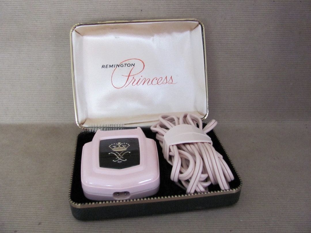 Vintage Ladies Shaver, 1960's Remington Princess Electric Shaver, Pink ...