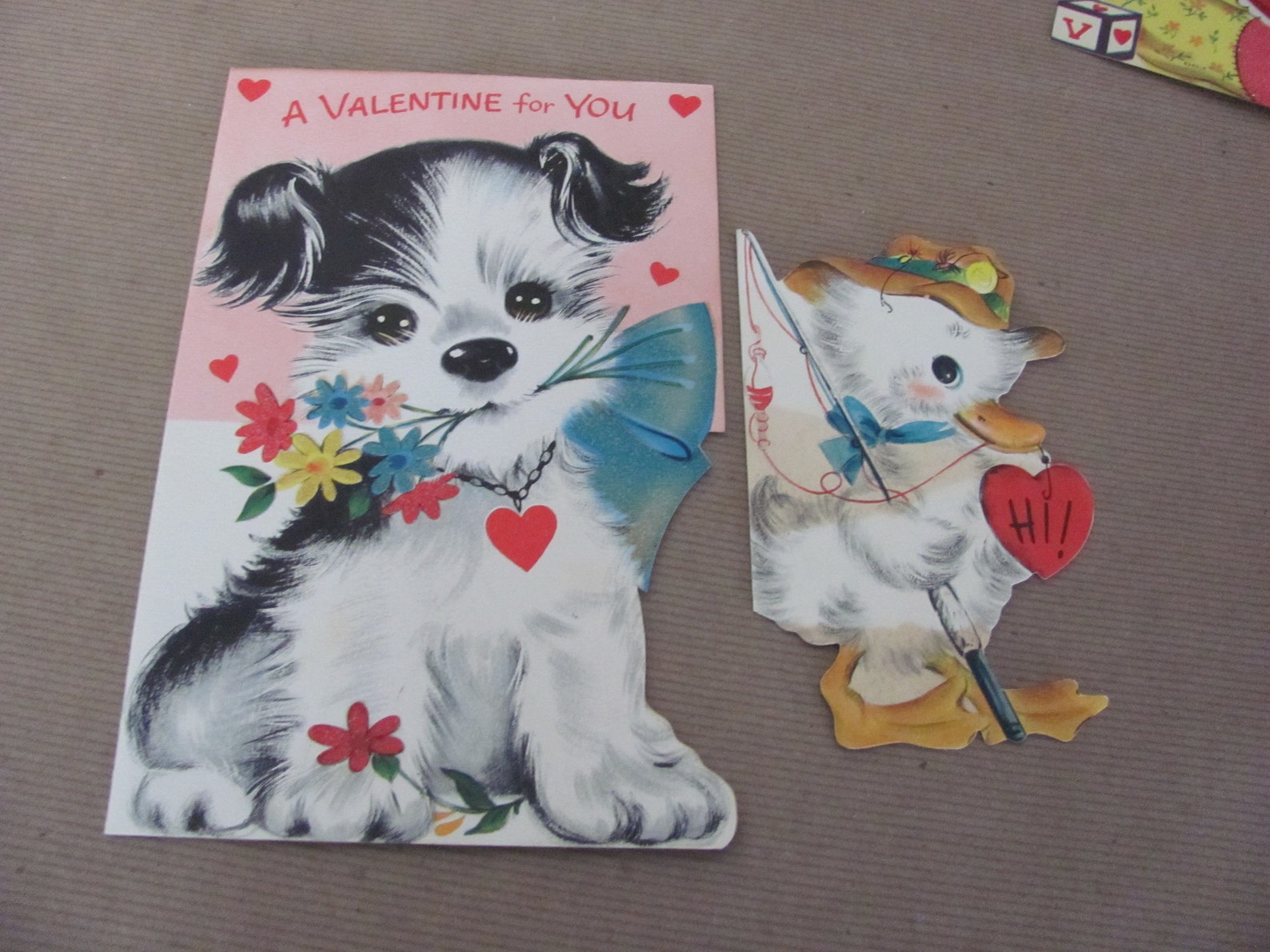 Vintage Valentine's Day Card Lot 1950's Valentine - Etsy