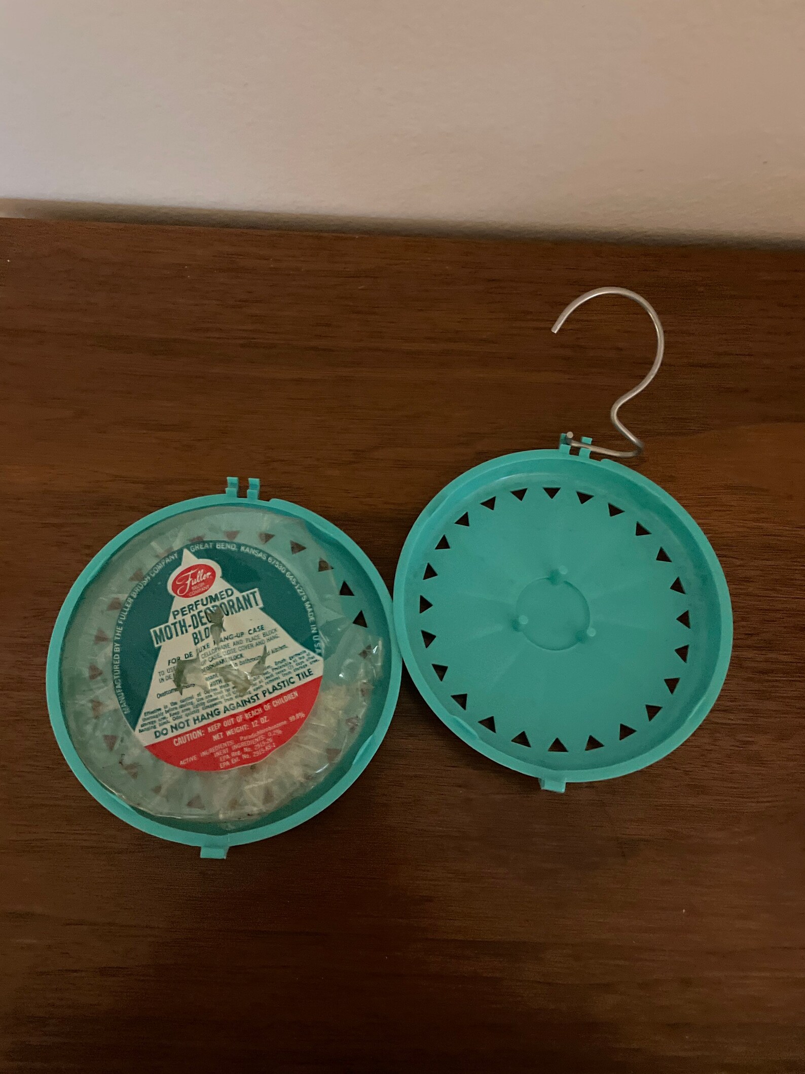 Vintage Plastic Moth Ball Holder 1960's Aqua Blue Closet - Etsy