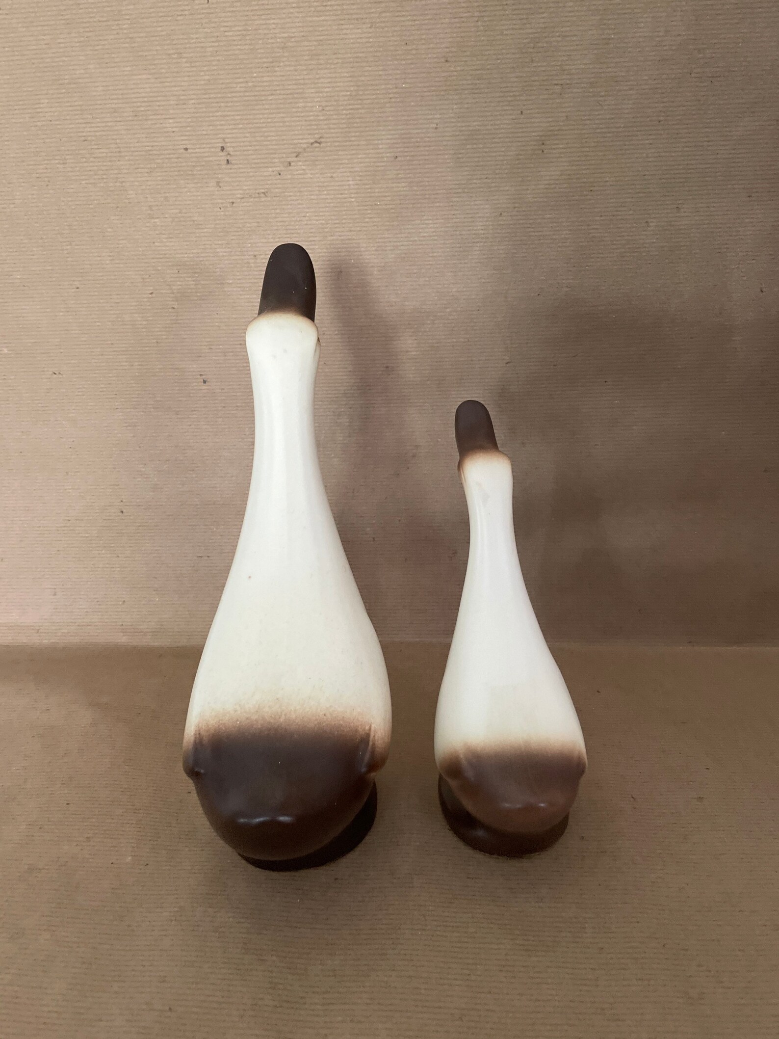 Vintage Geese Figurines, 1960's Howard Pierce Pottery Geese Figurines ...