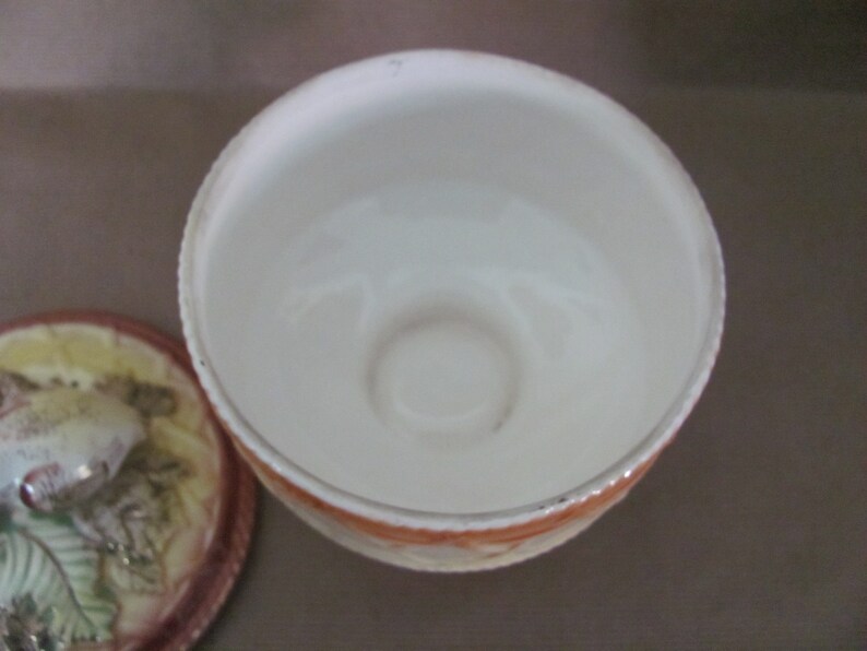 Vintage Pedestal Compote Bird Dish, 1960's Betson Japan Hand Painted ...