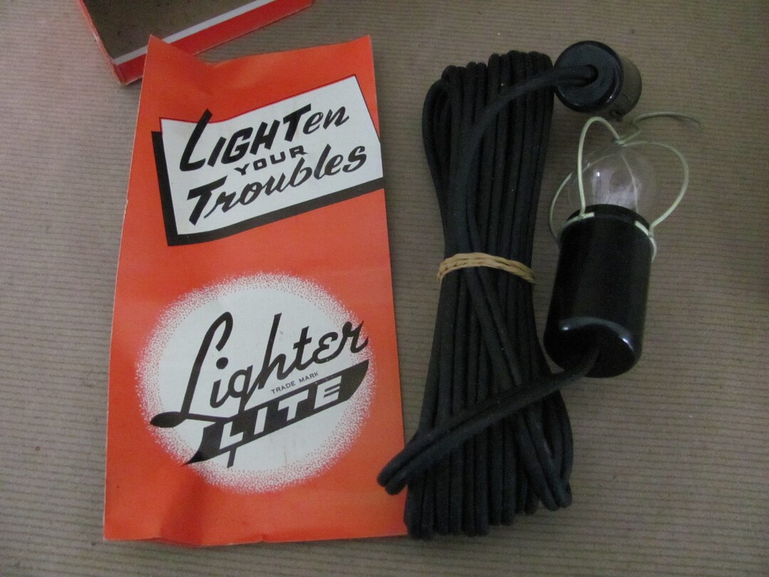 Vintage Car Light, 1950's Lighter Lite, NOS Car Cigarette Lighter Plug ...