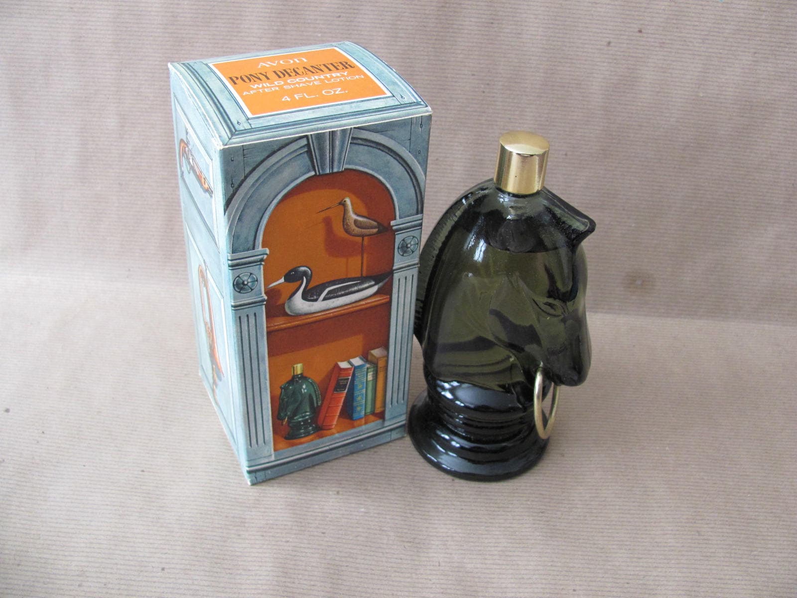 Vintage Avon After Shave 1970's Avon Pony Decanter Glass | Etsy